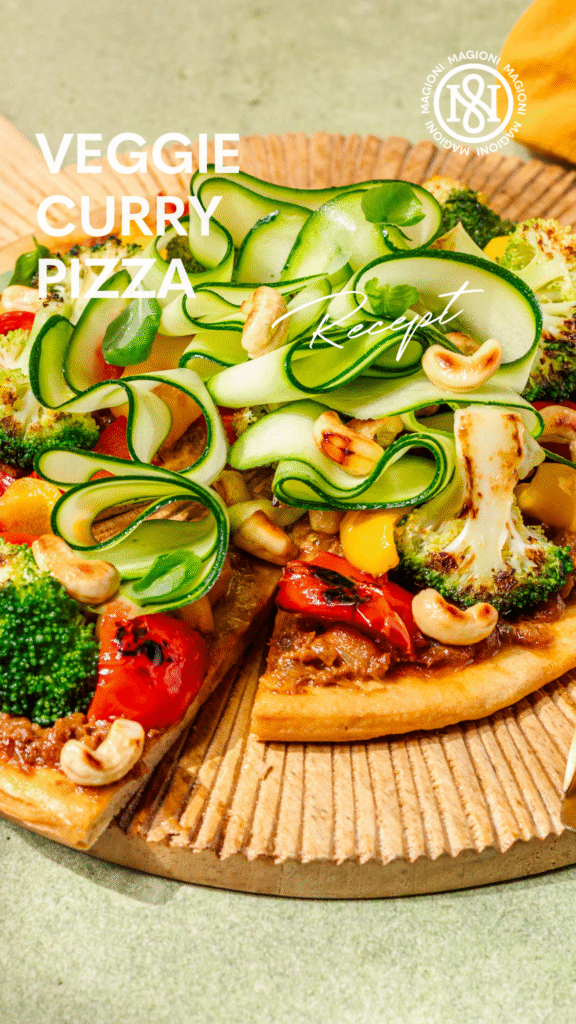 Veggie Curry Pizza - Magioni